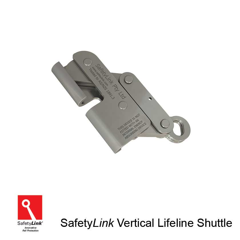 SAFETYLINK VERTICAL LIFELINE SHUTTLE WITH KARABINER – Lifeline & Fall ...